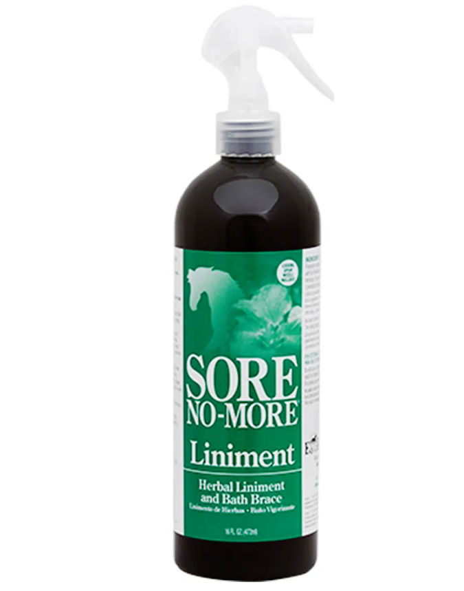 SORE NO-MORE Liniment 16oz – Golden Horseshoe Equestrian